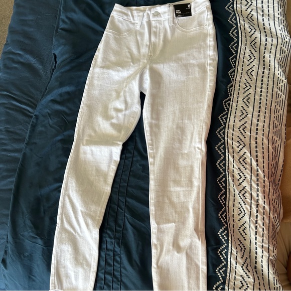 Express | Jeans | New Express Skinny High Rise White Pants | Poshmark